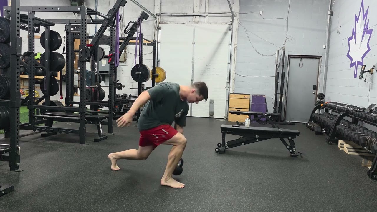Split Squat - Alternating - KB - Drop Catch