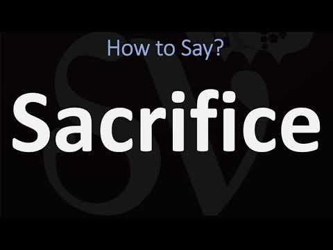 How to Pronounce Sacrifice? (CORRECTLY)