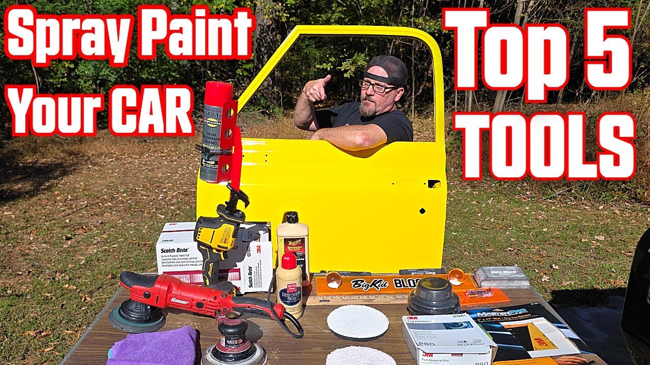 Top 5 Tools (You Need) To SPRAY PAINT (Your Car) at Home