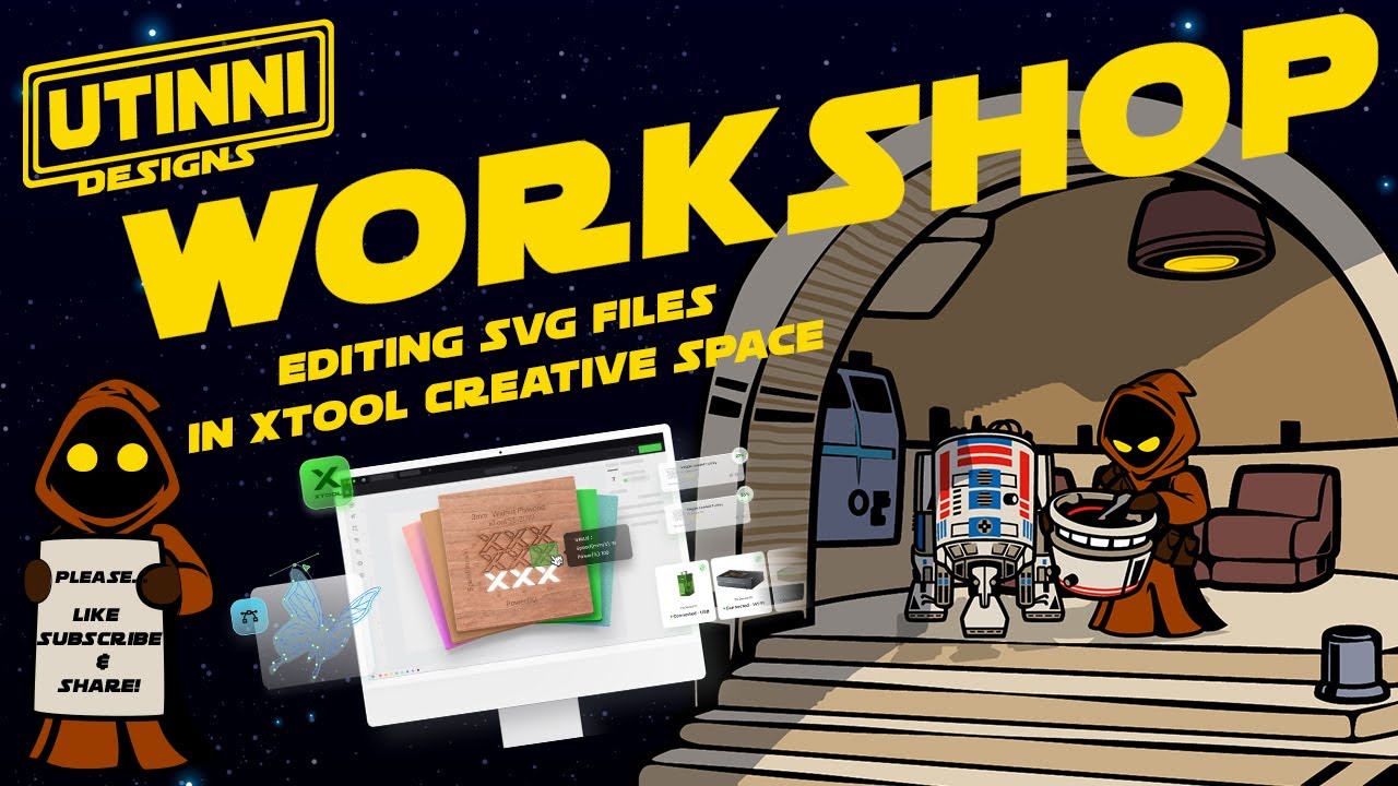 How to Edit Text and SVG Files in XTool Creative Space (XCS)