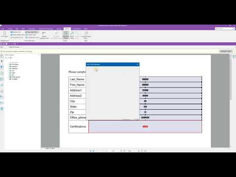 Create a quick simple PDF Fillable Form using Word and Kofax Power PDF