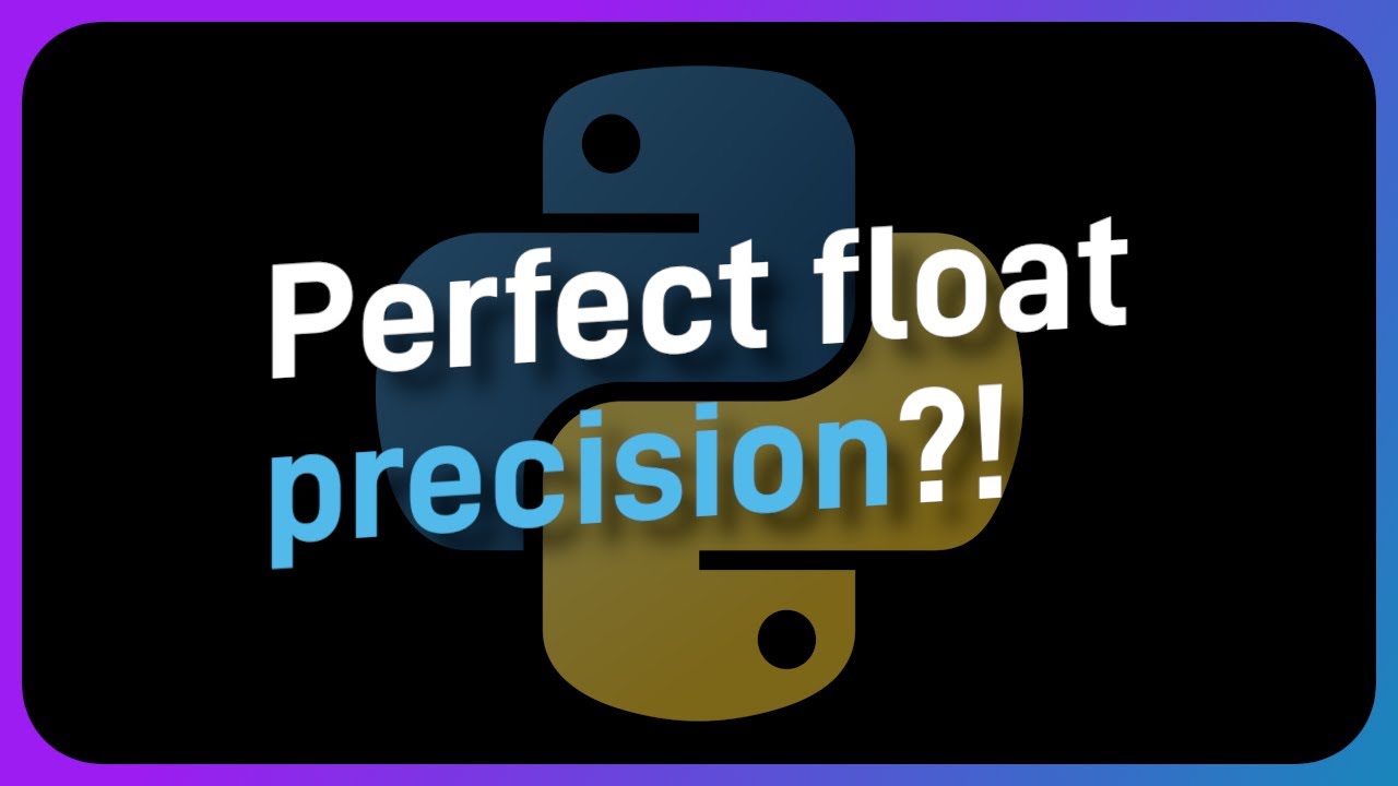 Python's decimals SOLVE the floating point problem!