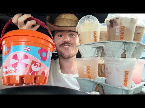 Dunkin Summer Menu 2025 Review Part 2: Ice Cream Coffee, Strawberry Dream, Summer Bucket, More