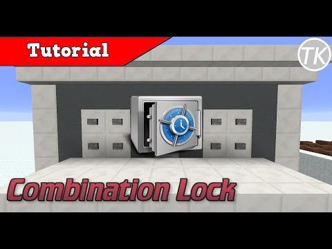 Easy Combination Lock Tutorial Minecraft Map