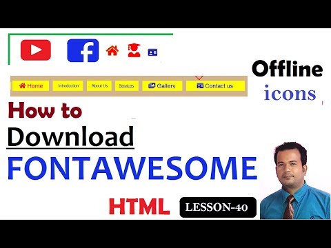 Download Fontawesome 5.0.13 icons offline html