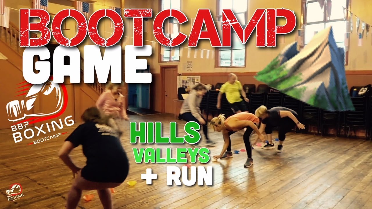 Bootcamp Fitness Game Idea - Hills and Valleys + Run