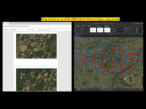 Map Series in ArcGIS PRO (Data Driven Pages, map book)