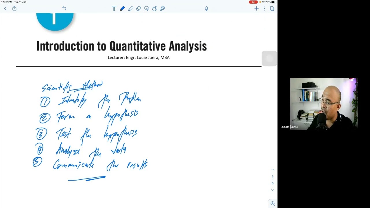 Introduction to Quantitative Analysis