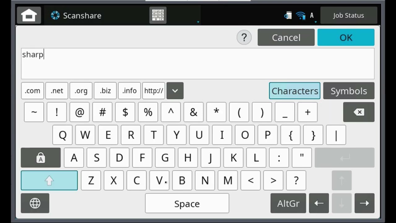 Scanshare Sharp OSA integration
