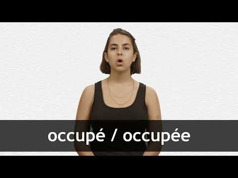 English Translation of “OCCUPÉ” | Collins French-English Dictionary