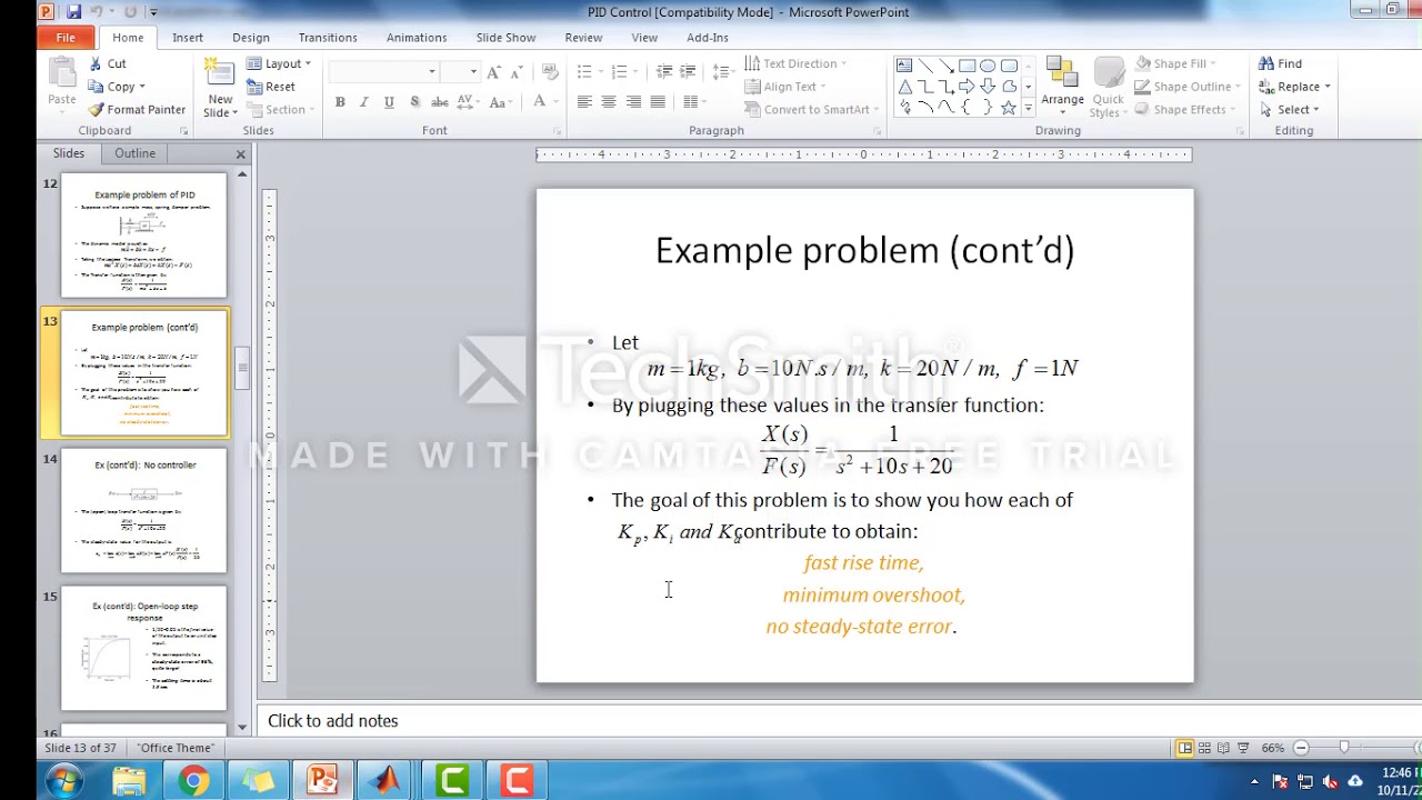 PID Simulation using Matlab - Simulink - Prof. S.Manikandan