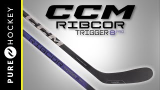CCM Ribcor Trigger 8 Pro Composite Hockey Stick - Junior | Pure Hockey ...
