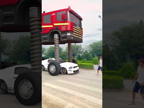 With this function, the lifting fire truck no longer has to worry about traffic jams and fire rescu