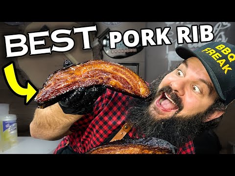 They said this giant BACON RIB was the BEST bite of pork, so I tried it!