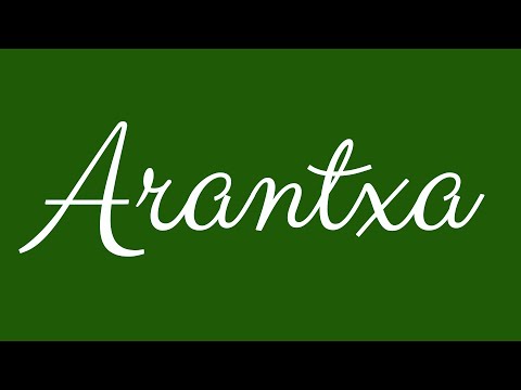 Learn how to Sign the Name Arantxa Stylishly in Cursive Writing