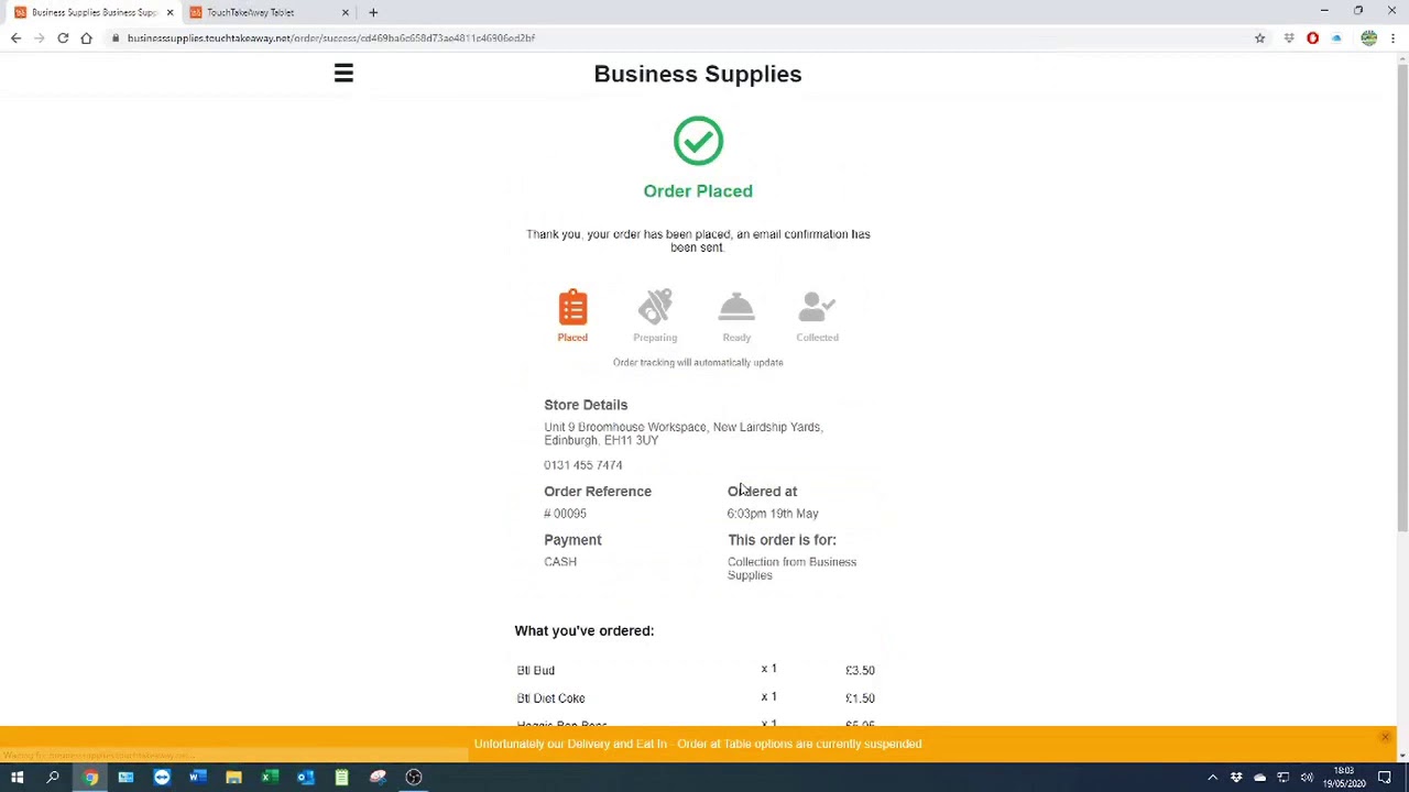 ICRTouch Touch Takeaway
