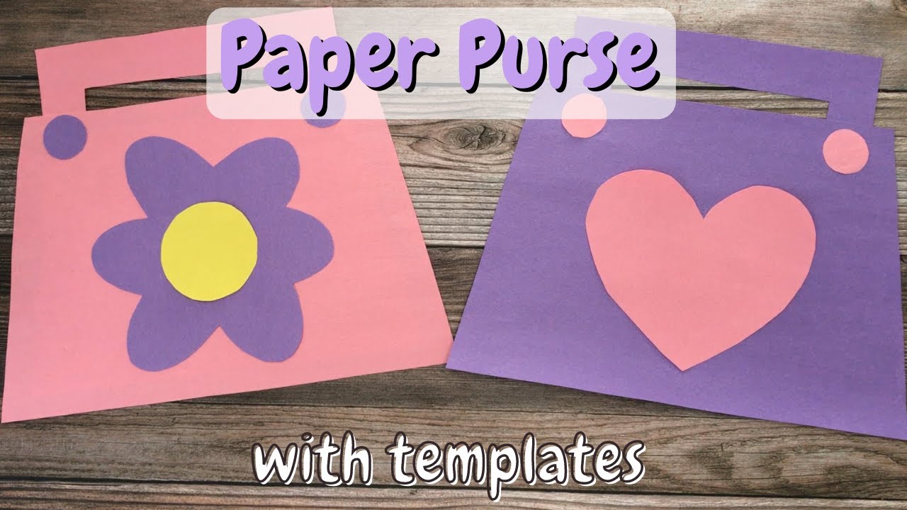 Easy Purse Craft (Free Template)