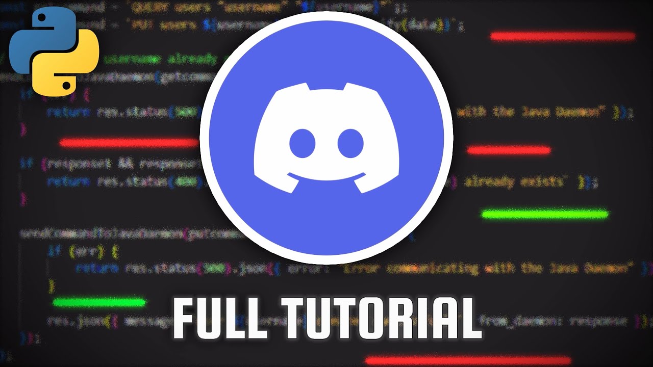 How to Create a Discord Bot - Music, Moderation, Hosting & More [FULL TUTORIAL] [Python]