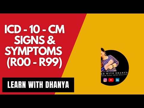 2025 ICD-10 R00-R99 SYMPTOMS AND SIGNS GUIDE FOR CODING #learnwithdhanya #icd10 #icd10cmguidelines