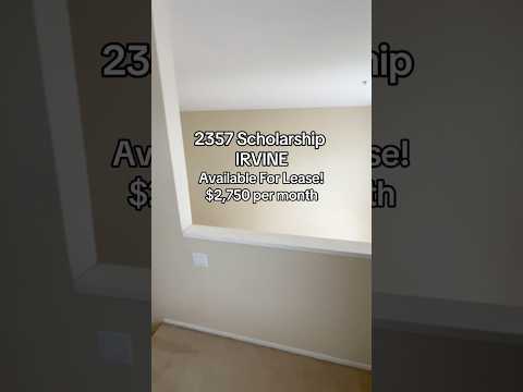 The Geronsins Real Estate Group present 1427 Scholarship, Irvine - For Lease!