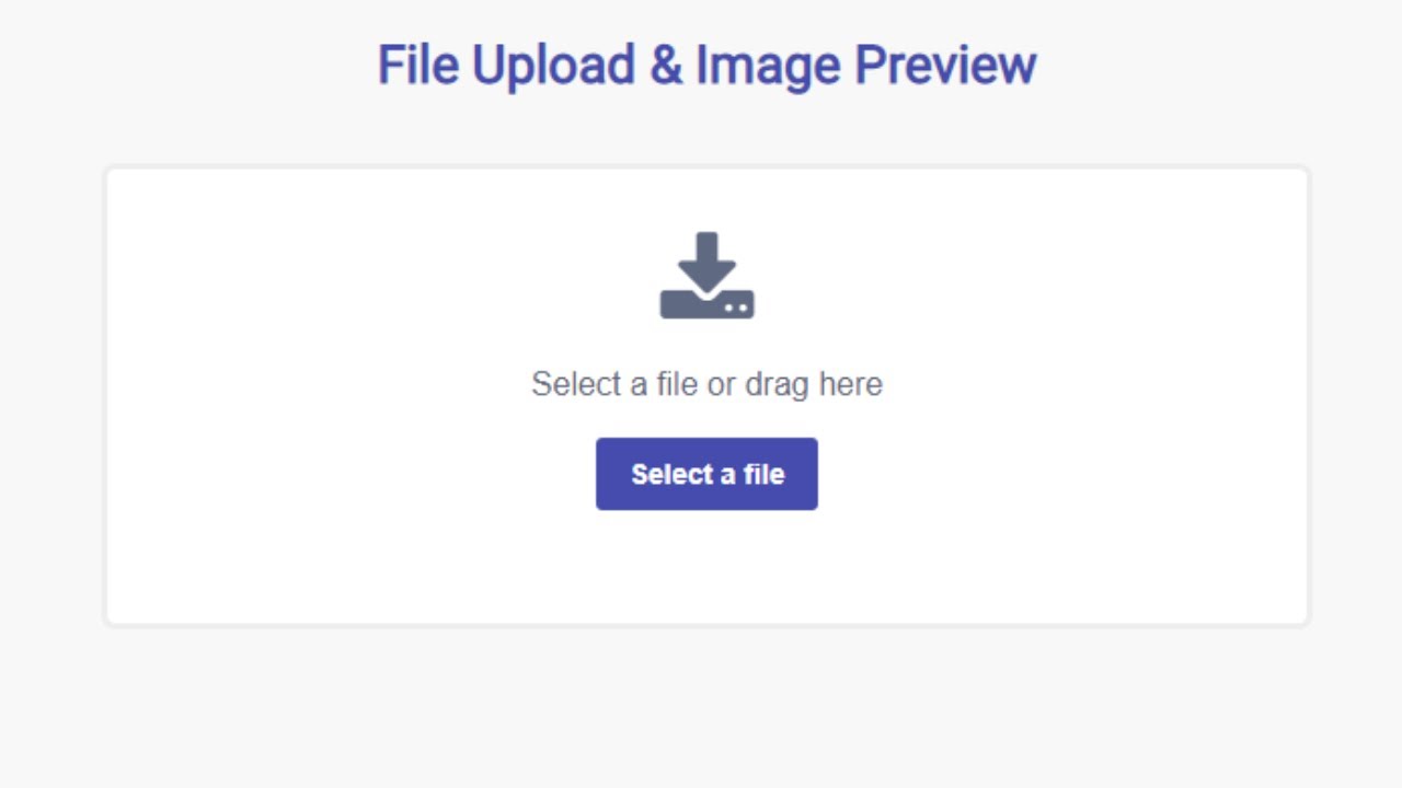 Preview Image Before Upload in HTML CSS & JavaScript | JavaScript Project for Beginner | CoderPahadi