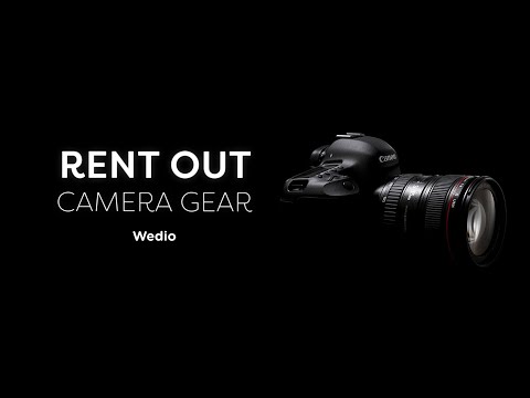 Rent Out Camera Gear at Wedio – Your Camera Sharing Community