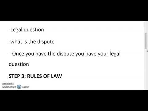 HOW TO SUMMARISE CASES USING THE FIRAC METHOD