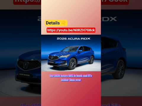 "2026 Acura RDX 🔥 Better Than BMW? Full Luxury in 60 Seconds!" #acurardx #acuralegend #AcuraRDX2026