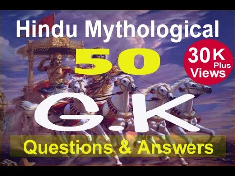 Hindu Mythological General Knowledge - 50 GK Questions on Hindu Mythology - Creative Learning Zone