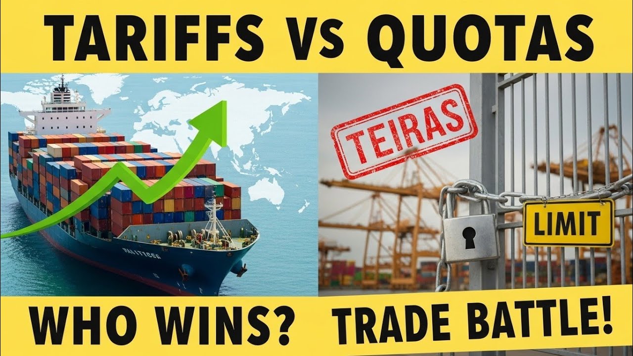 Tariffs vs Quotas Explained | How Countries Control International Trade