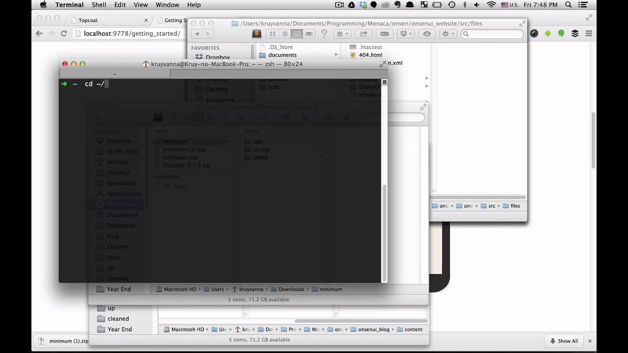 Onsen UI Getting Started Tutorial