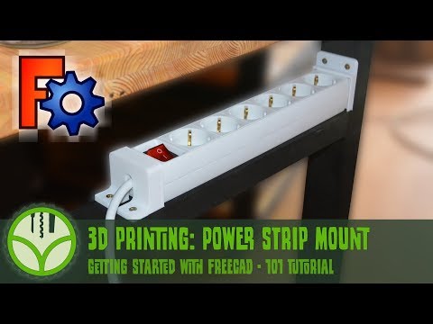 Power Strip Mounting Brackets by WayofWood - Thingiverse