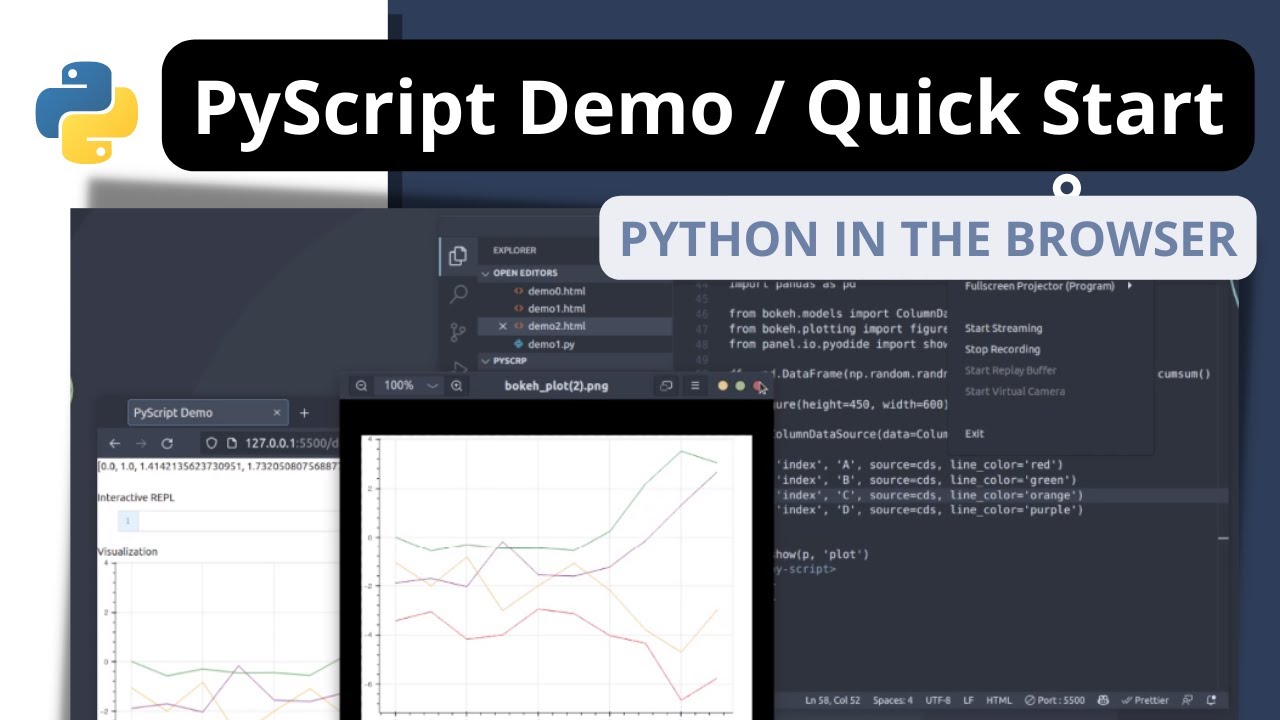 PyScript Demo / Tutorial | End-to-end PyScript Tutorial #1