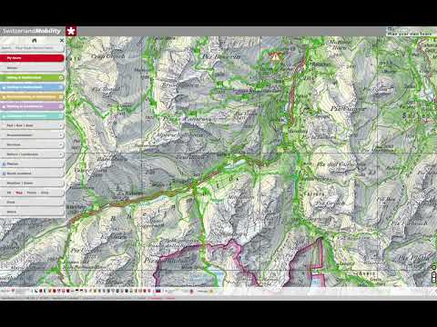 Route Reports on the Switzerland Mobility web map