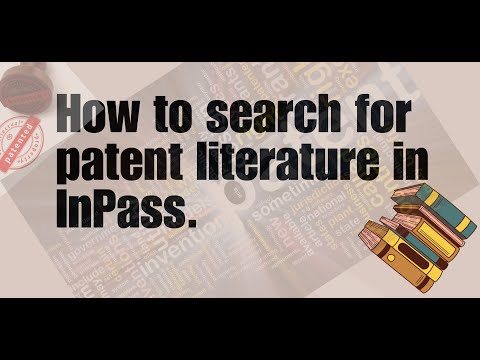 Patent public search in Inpass