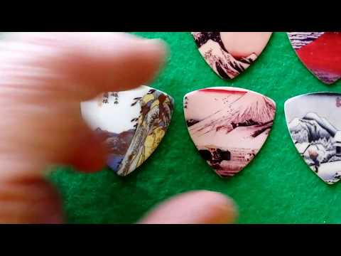 Vintage Guitar Picks - 4.13 Japanese Wood Block Art (Ukiyo-e)