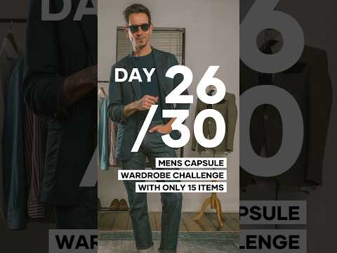 30 Day Capsule – Day 26: Minimalist Monochrome Navy Layers with Denim & Sneakers