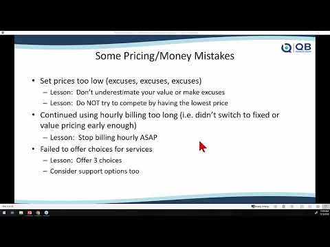 Get Paid What You are Worth - 2018 Intuit Average Billing Rate Survey Results - QB Power Hour