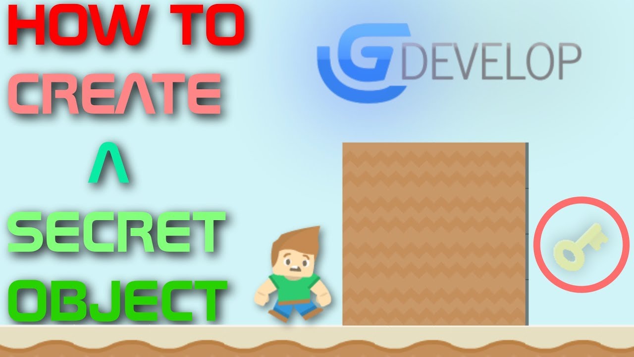 How to create a secret object | GDevelop 5