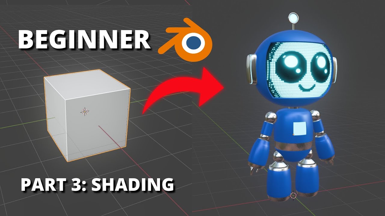 Blender for Complete Beginners Part 3 - Shading & Texturing