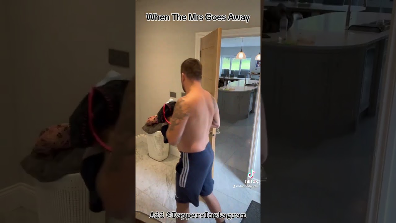 Strange things start happening when the Mrs goes away, Helloo?