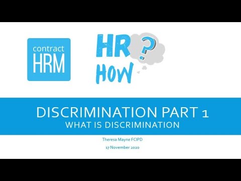 HR How 03 Discrimination Part 1