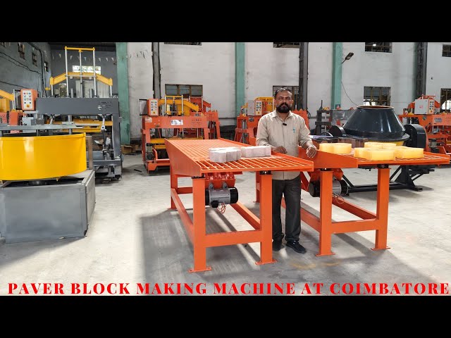 Restaurant Tables - Paver Block Vibro Forming Table Manufacturer from Annur