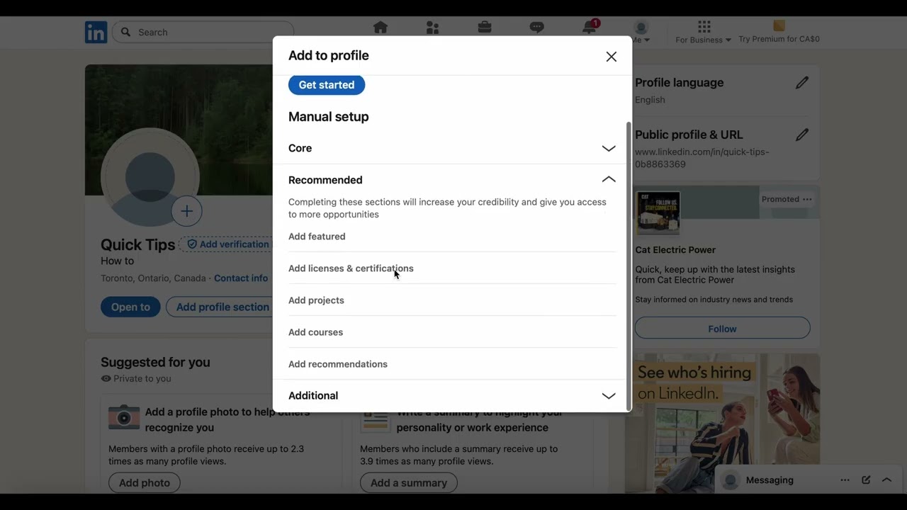 How To Add training In Linkedin