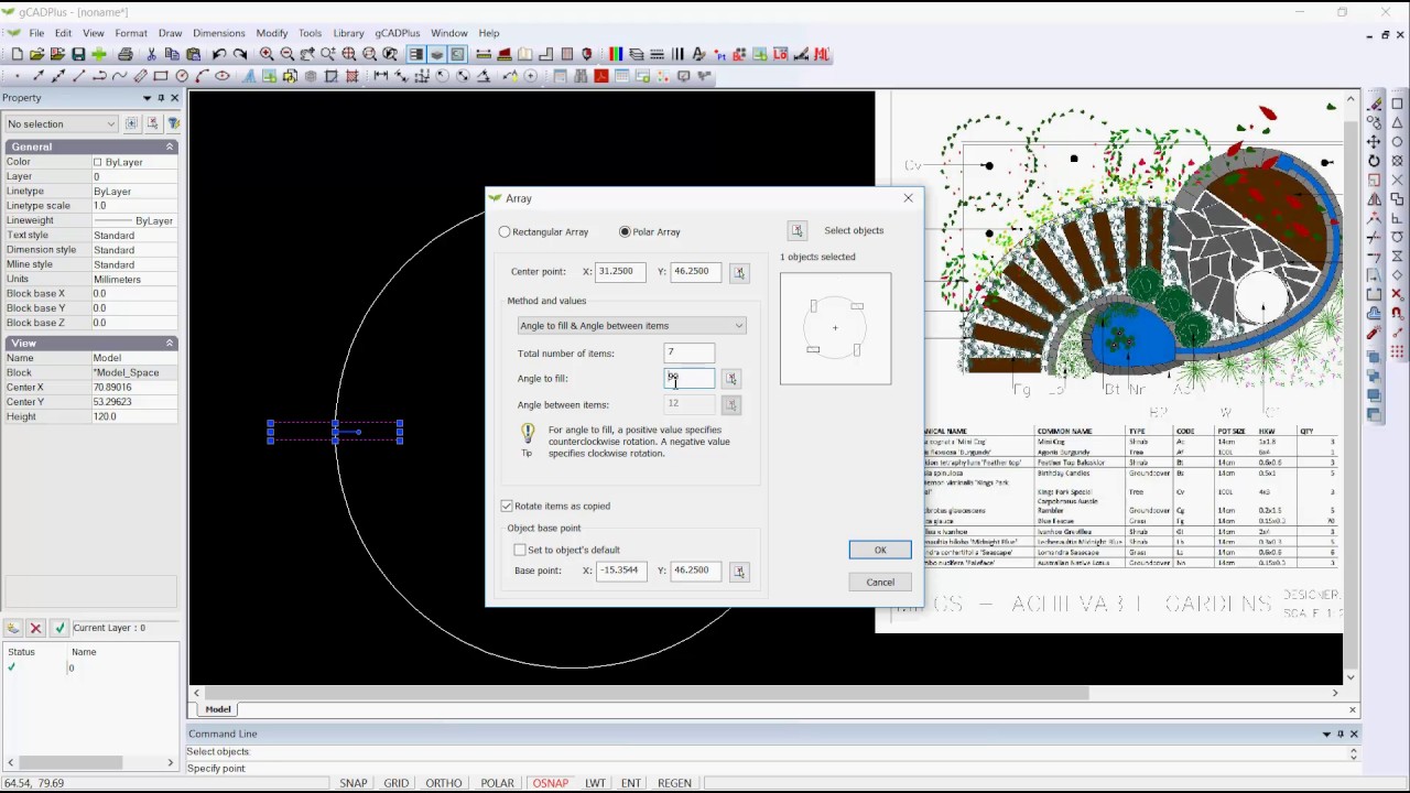 Using the ARRAY command