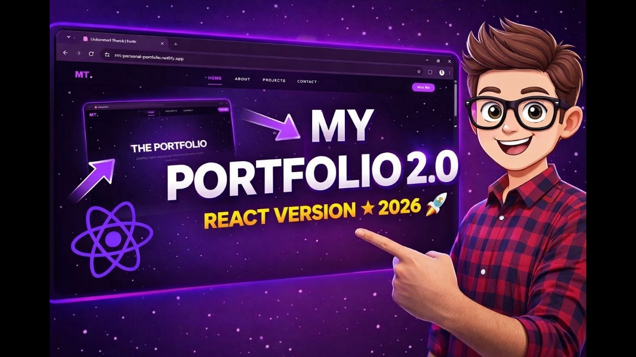 I Upgraded My Portfolio Website 🚀 | React Portfolio with Amazing Features (2026)