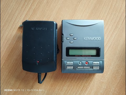 Kenwood walkman recorder Portable mini disc player DMC A7R | Reverb