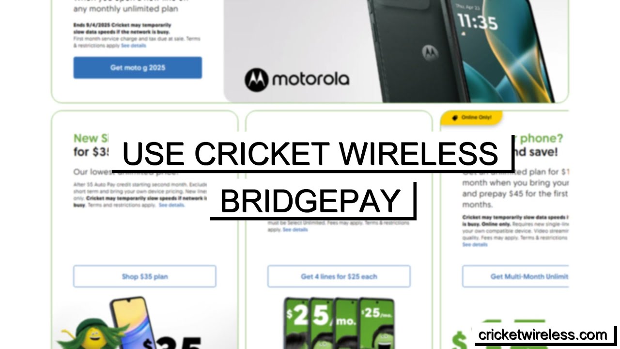 How To Use Cricket Wireless Wireless BridgePay 2025 (BILL SPLIT) (2026)