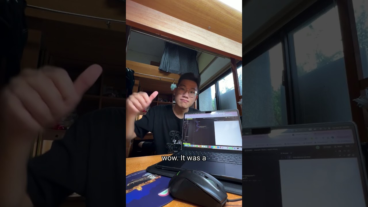 Coded a birthday gift for my friend 🎂  #developer #birthdaygift #coding #shorts