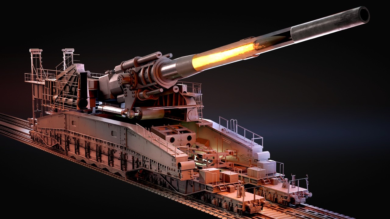 Inside the Schwerer Gustav